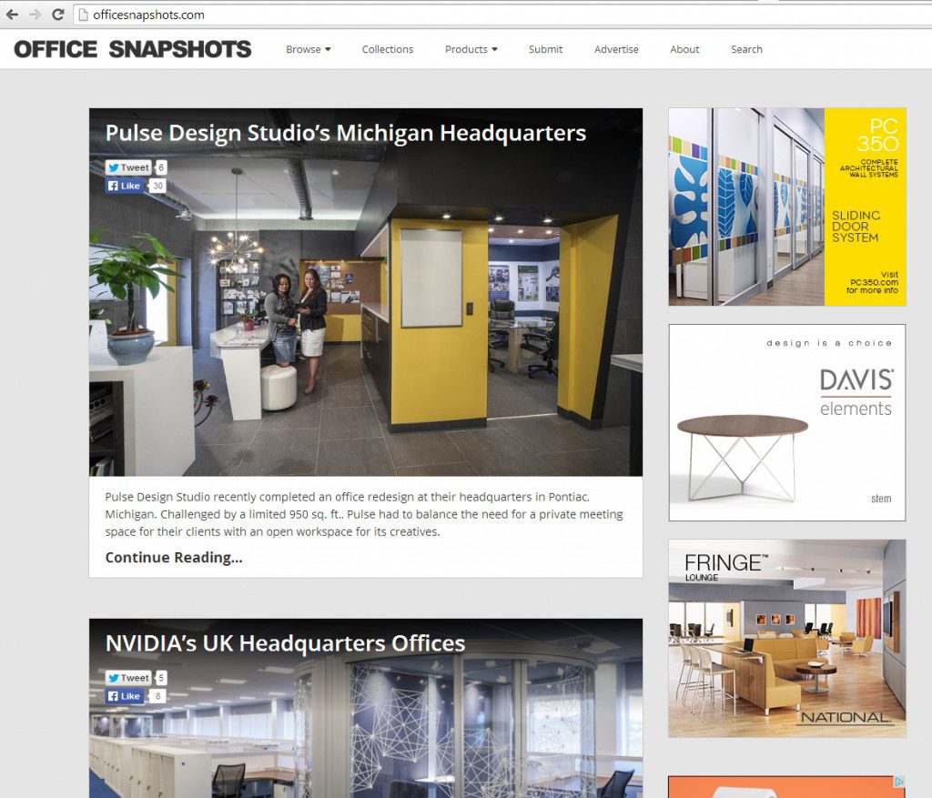 Office Snapshots Features Pulse Design Studio - Pulse Design Studio